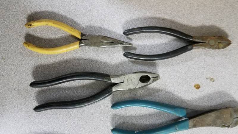 Six Sets - Lineman's Pliers, Dykes, Side Cutters, Needlenose | South ...